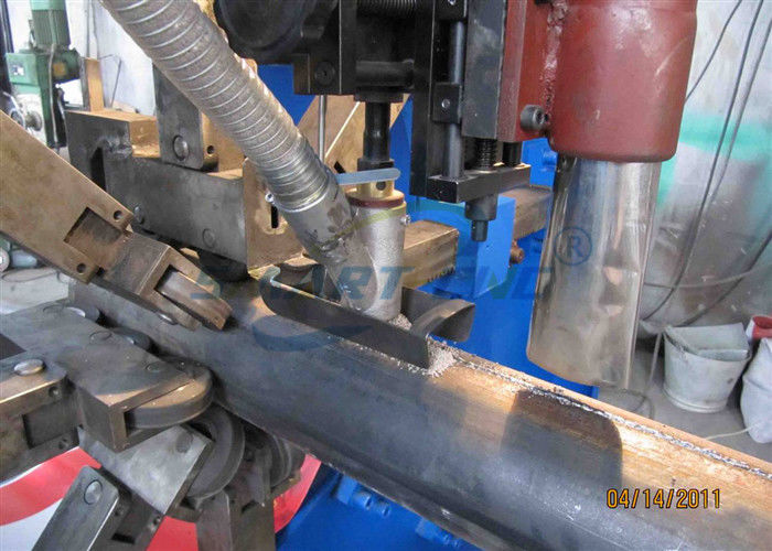 Automatic Light Pole Production Line , Octagonal Light Pole Welding Machine