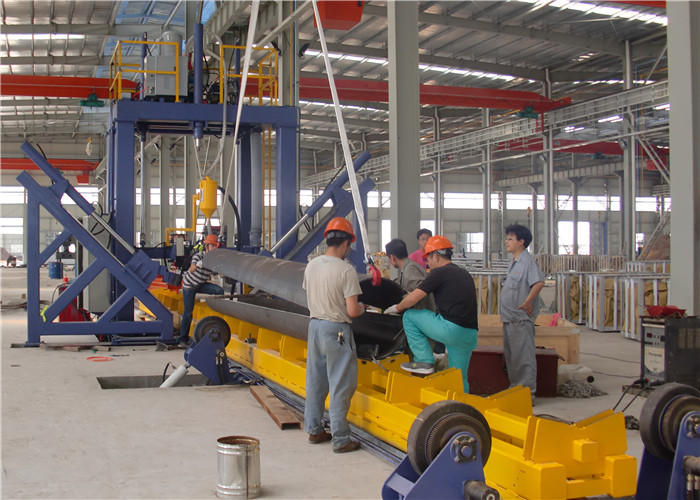 Q235A High Mast 60-1000mm Light Pole Welding Machine