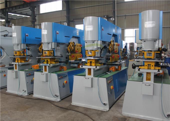 Mild Steel Hydraulic Ironworker , Iron Rod Cutting Machine Easy Operation