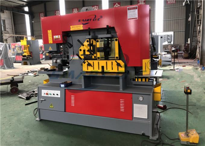 High Precision Hydraulic Punch And Shear Machine , Hydraulic Angle ...